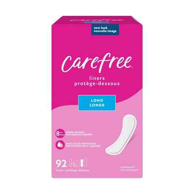 Panty Liners for Women, Long, Unwrapped, Unscented, 92ct | Pantiliners ...
