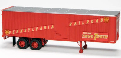 Rapido HO Scale ~ New 2025 ~ Fruehauf 35' Van Trailer ~ PRR #35 C 542 ...