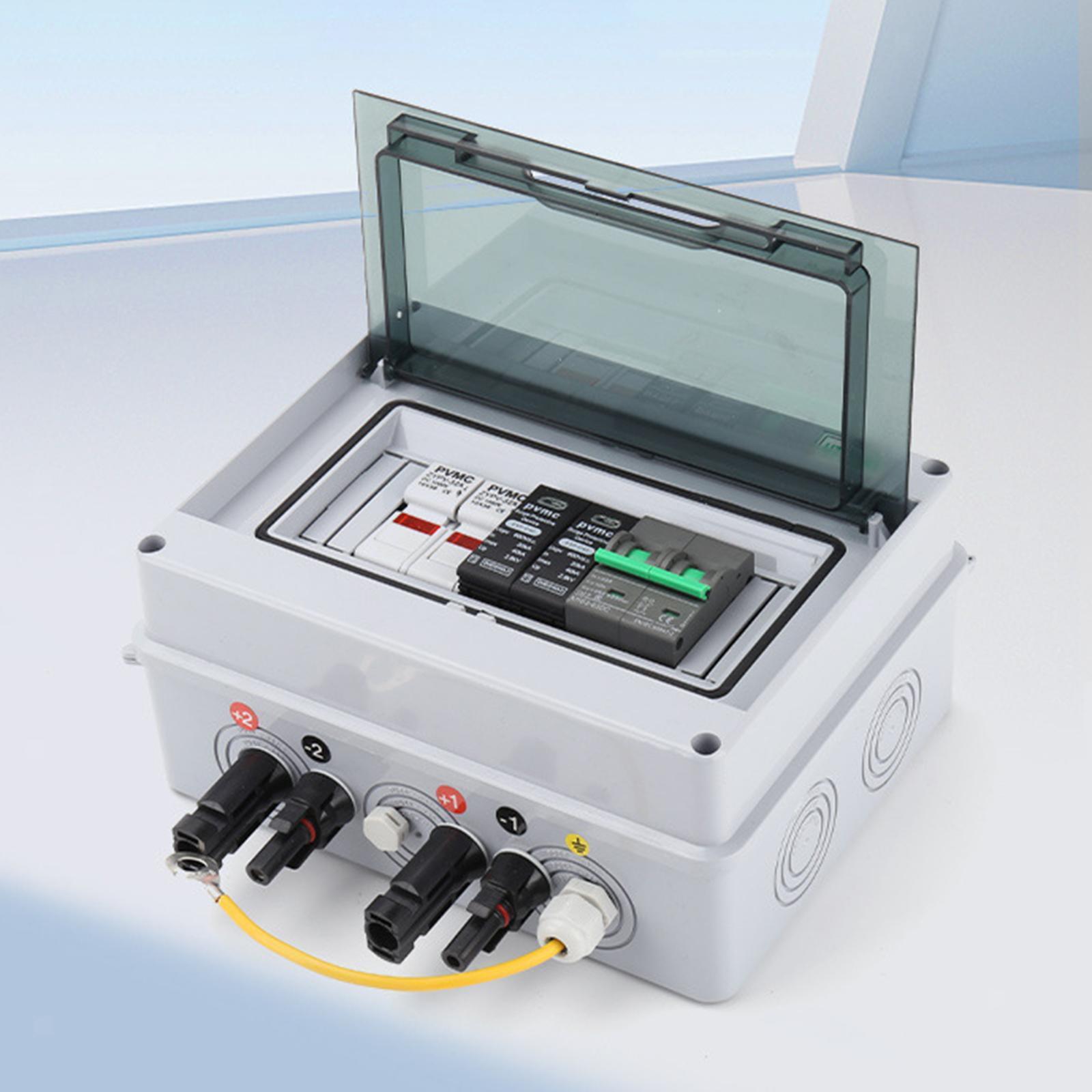 Solar DC Combiner Box 1 in 1 Out for Machinery Industry Solar Panels ...