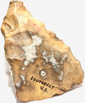 100% Authentic Prehistoric Knife Blade Hand Axe USA Native Neolithic ...