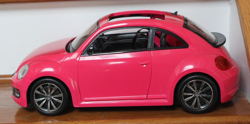 Mattel 2013 Barbie Volkswagen Beetle Car Vehicle VW Bug, Hot Pink ...