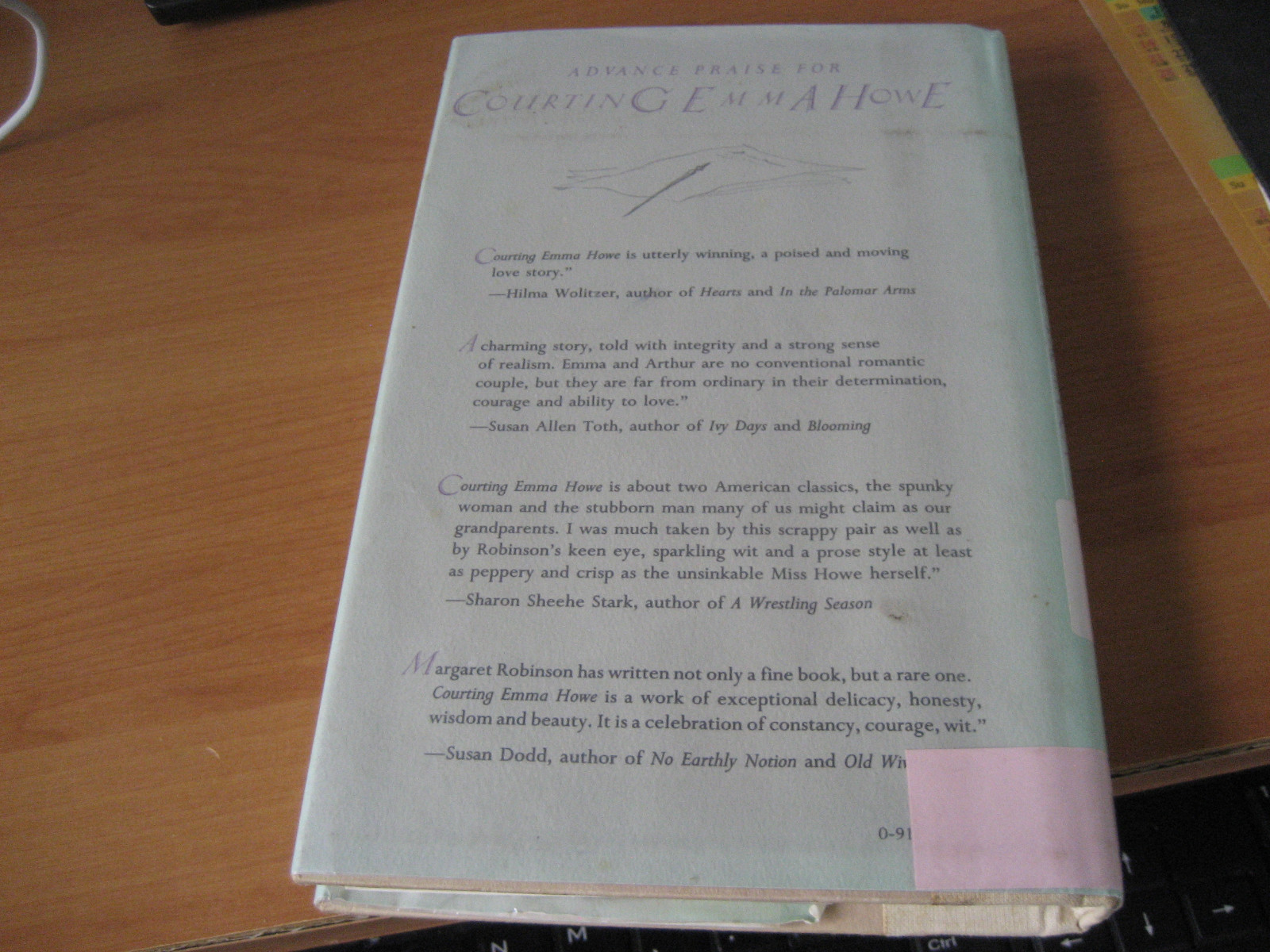 HARDBACK - COURTING BY EMMA HOWE BY MARGARET A ROBINSON - DUST COVER ...