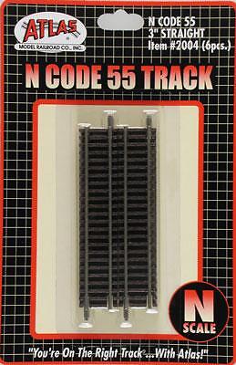 Atlas 2004 N Scale 3" Straight Code 55 (6Pk) | eBay