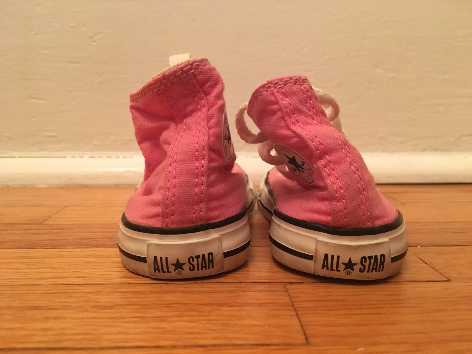Converse All Star High Top Sneakers Pink Shoes Toddler Infant Kids Girl ...