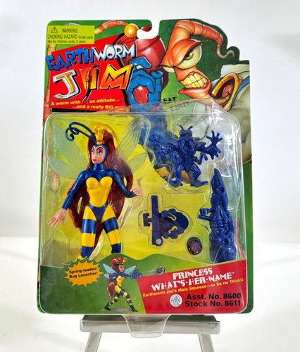 EARTHWORM JIM: Princess What's-Her-Name, Playmates Toys, 1994 New DS31 ...