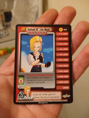 Dragon Ball - DBZ - CCG /TCG - ANDROID 18, THE MODEL - Level 2 - Used ...