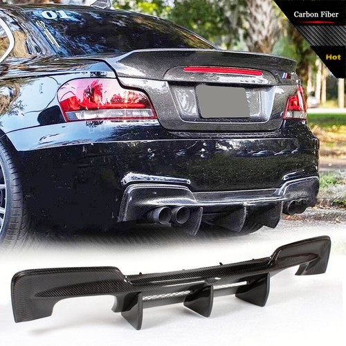 Real Carbon Rear Bumper Diffuser Lip Spoiler Fit For BMW E82 1M Coupe ...