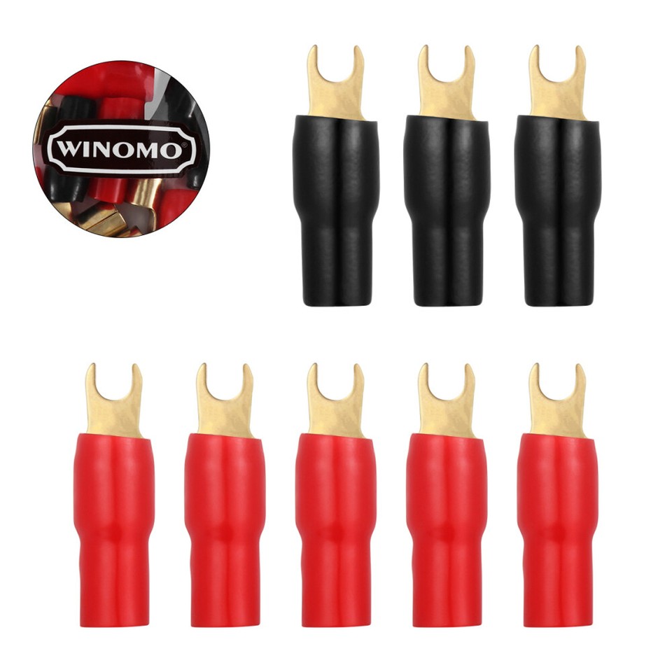 Audio Terminal Block Spade Fork Connector Electrical Cable Connectors ...