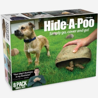 HIDE-A-POO Prank Fake Gag Funny PARODY Joke Gift Box birthday dog pet ...