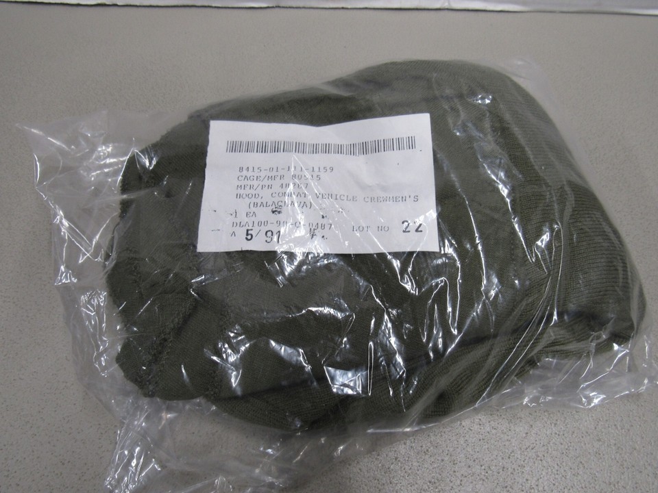 US Military Cold Weather Balaclava Fire Resistant CVC Tanker Combat ...