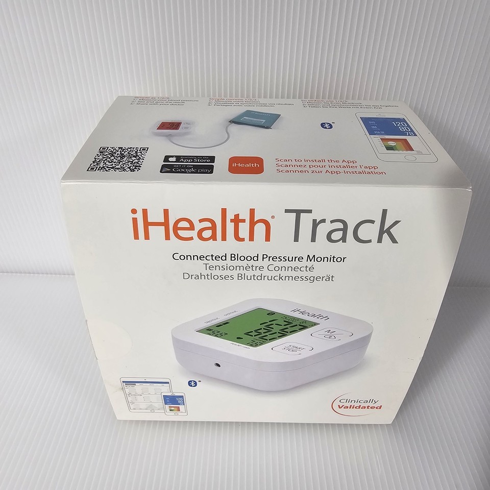 iHealth Track, Smart Connected Blood Pressure Monitor Bluetooth App | eBay
