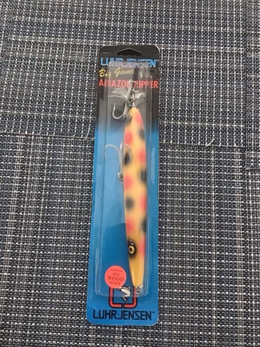 NOS Vintage Rare Color Luhr Jensen Big Game Amazon Ripper 6.6” Topwater ...