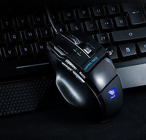 Beastron Backlit Gaming Keyboard and Mouse Combo with Adjustable DPI ...