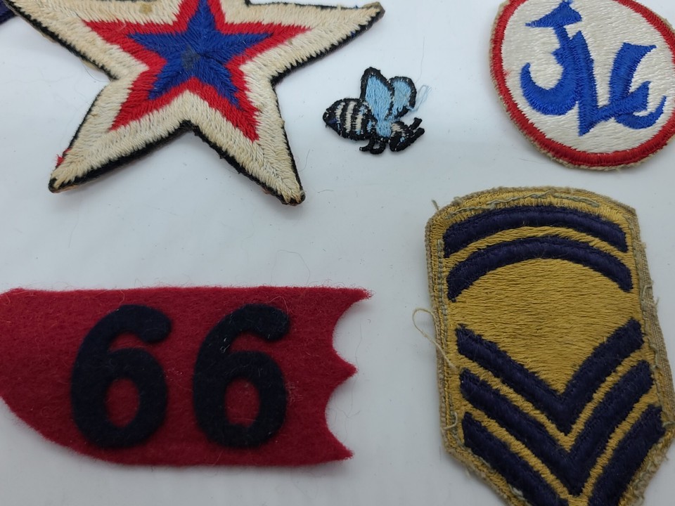 Vintage WWII U.S. Army Military Lot of 23 Original Uniform Patches | eBay