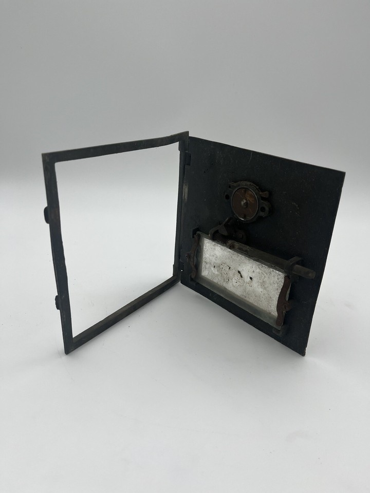 Vintage Brass U.S. Post Office Mail Box Door 5.75" x 6" x 0.5" | eBay