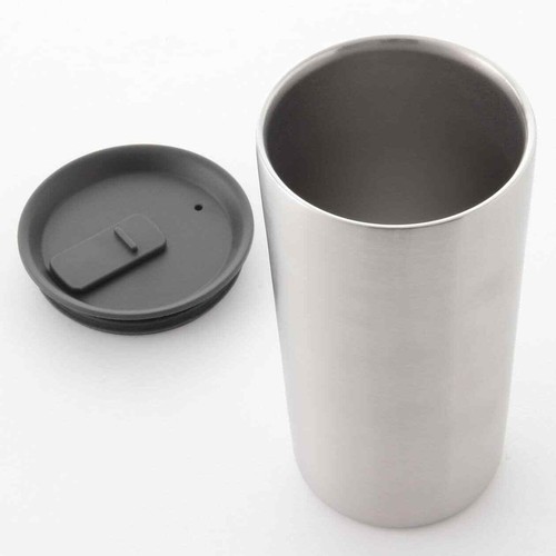 MUJI Stainless Steel Tumbler 450ml Φ8.0cm x H15.0cm Mug Cup with Lid ...