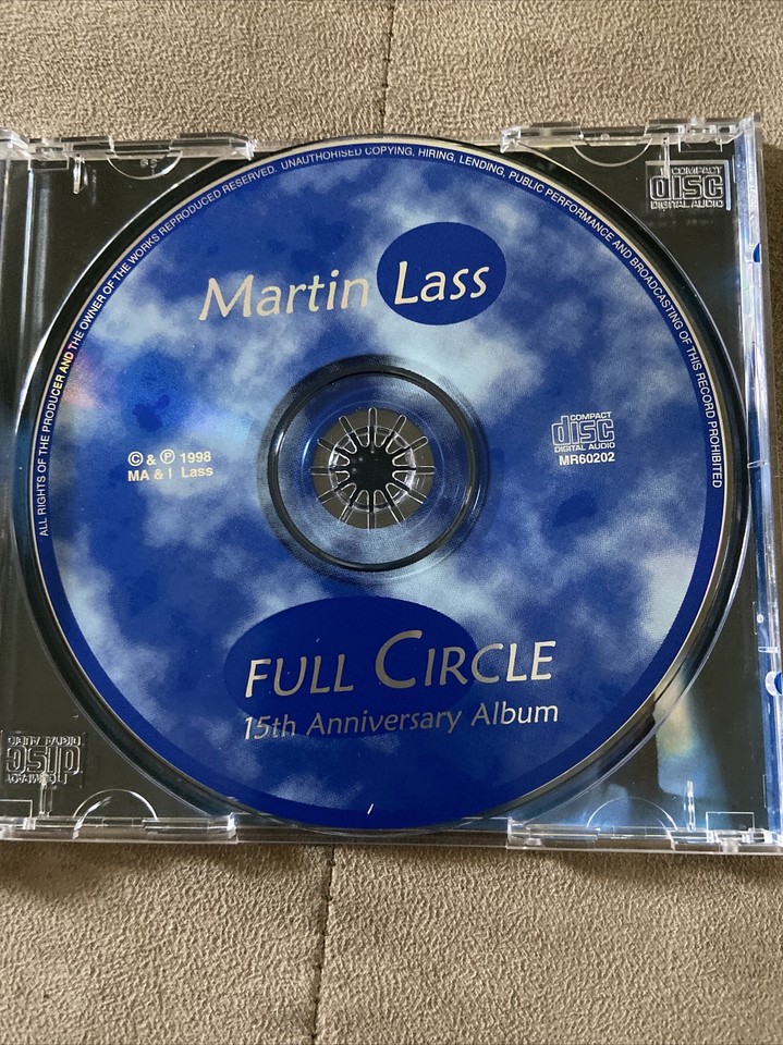 Full Circle 15th Anniversary Signed Album Martin Lass 1998 Music CD Autographed | eBay