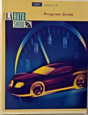 2001 LA Auto Show Program | eBay