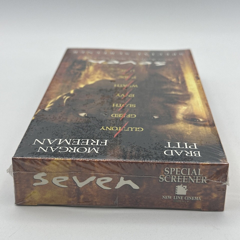 Seven VHS Special Screener 1995 Brad Pitt David Fincher Morgan Freeman ...