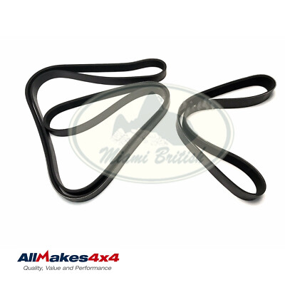 LAND ROVER PRIMARY & SECONDARY BELT KIT RR SPORT LR3 V8 PQR500330 ...