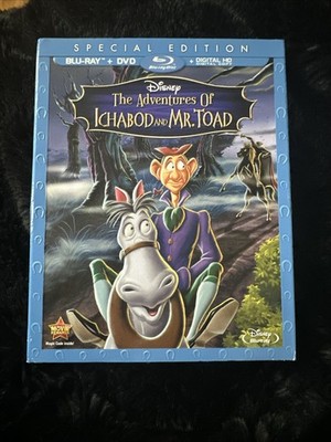 The Adventures of Ichabod and Mr. Toad (Blu-ray & DVD, 1949) Disney ...