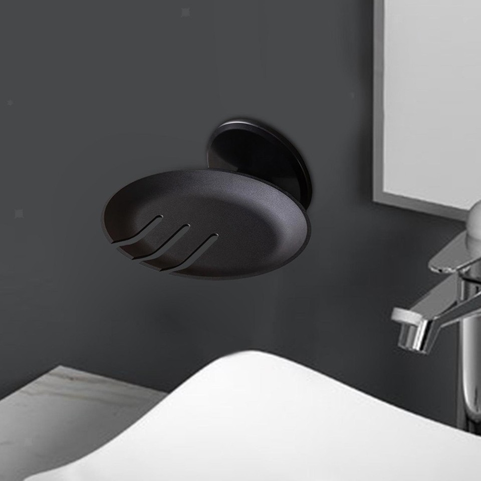 Punch Soap Holder Self Draining Design Oblique Shape Yellow/Black/White ...