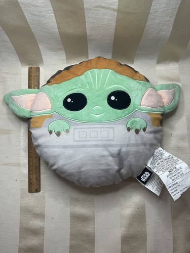 Disney BABY YODA GROGU Plush PILLOW Star Wars Round | eBay