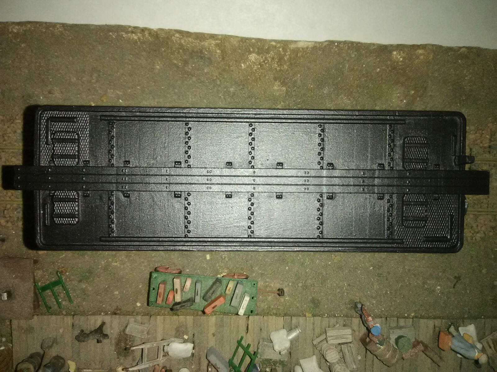 ICRR ILLINOIS CENTRAL #500 WATER AUXILIARY TENDER HO RESIN BUILT READY ...