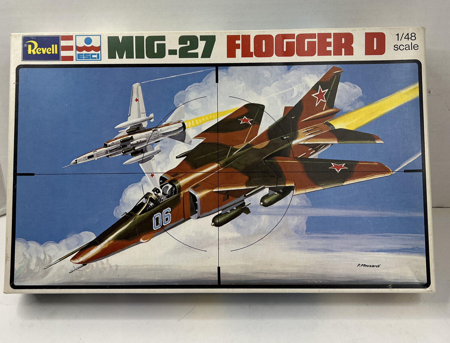 Revell Esci Mig-27 Flogger-D 1/48 Scale Model Aircraft Kit Open Box | eBay