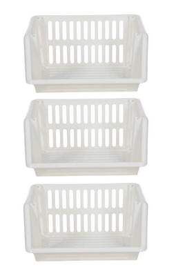New Plastic Stacking Stackers Storage Basket Rack Stand Kitchen ...