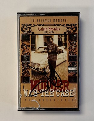 MURDER WAS THE CASE: SOUNDTRACK SNOOP CASSETTE TAPE (DEATH ROW) SIGNED ...