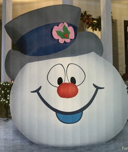 Gemmy Frosty The Snowman Giant Big Head Christmas Inflatable 8.5 ...