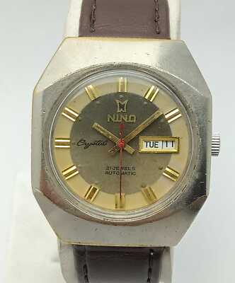 Nino Crystal Automatic N14 Day/Date Vintage Men’s Watch | eBay