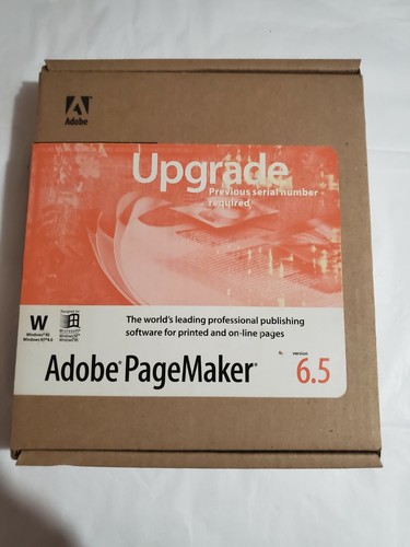 Adobe PageMaker 6.5 Windows Upgrade *Read Description | eBay