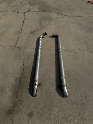 1963-1967 GM C2 Corvette LH RH 2.5" Side Exhaust Pipes Set of 2 ...
