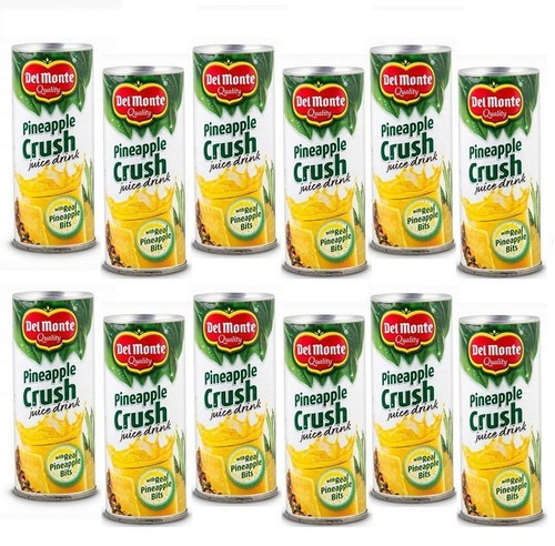 DEL MONTE CRUSH 240 ML JUS D'ANANAS EN MORCEAUX 12 PCS 6018654696603 | eBay