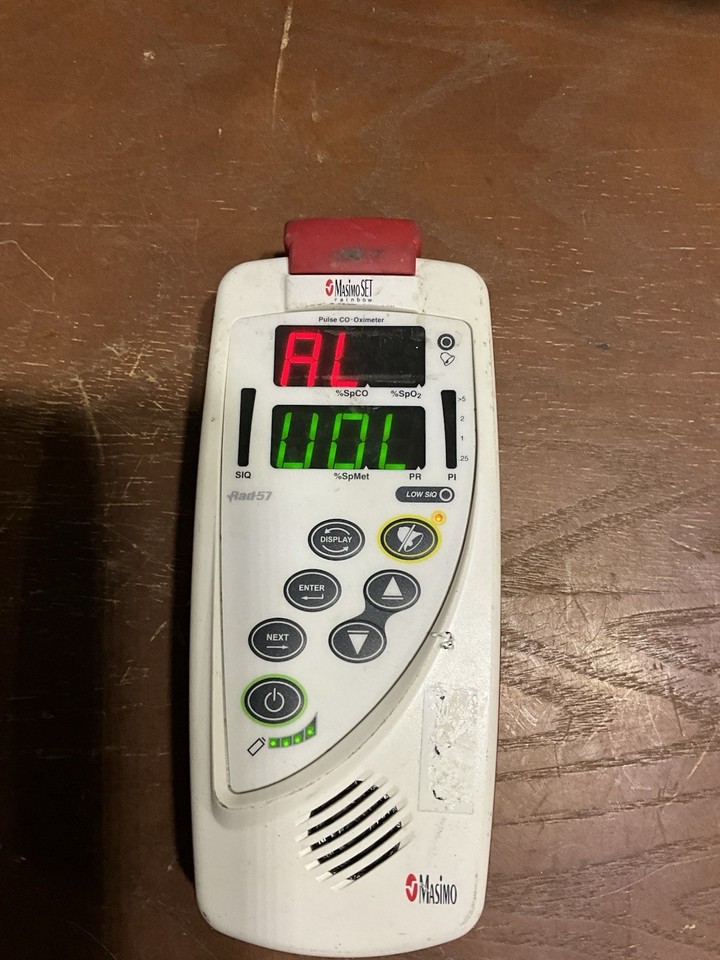 MASIMO SET RAINBOW PULSE CO-OXIMETER RAD-57 POWERS ON | eBay