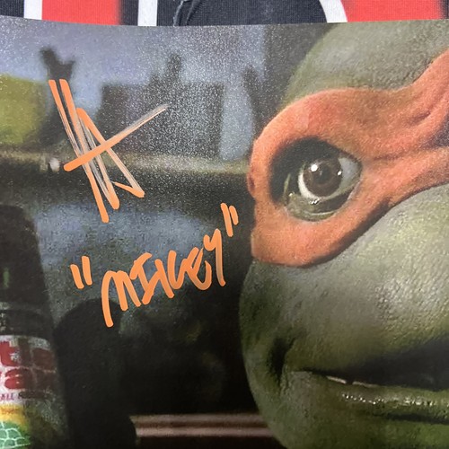 Robbie Rist Autographed Ninja Turtles “Michelangelo” 8x10 Photo Signed ...