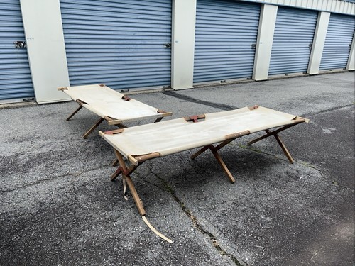 WW2 Army Military Triage Field Hospital Bed Stretchers Folding WWII ...