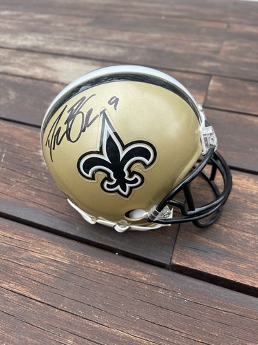 Drew Brees Signed Saints Mini Helmet W/COA | eBay