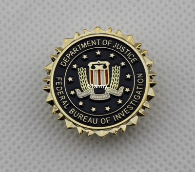 FBI Federal Bureau of Investigation Dept of Justice Logo Seal Suit ...