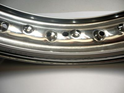 ALUMINUM RIM Akront-Morad WM2 1.85X19" 36 HOLE. DUCATI BENELLI GUZZI ...