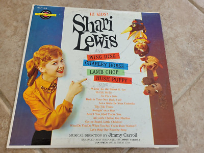 1962 SHARI LEWIS with Wing Ding, Charley Horse, Lamb Chop and Hush ...