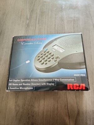 RCA Audio Conference Phone, Executive Series Model #25001RE2, Open Box ...