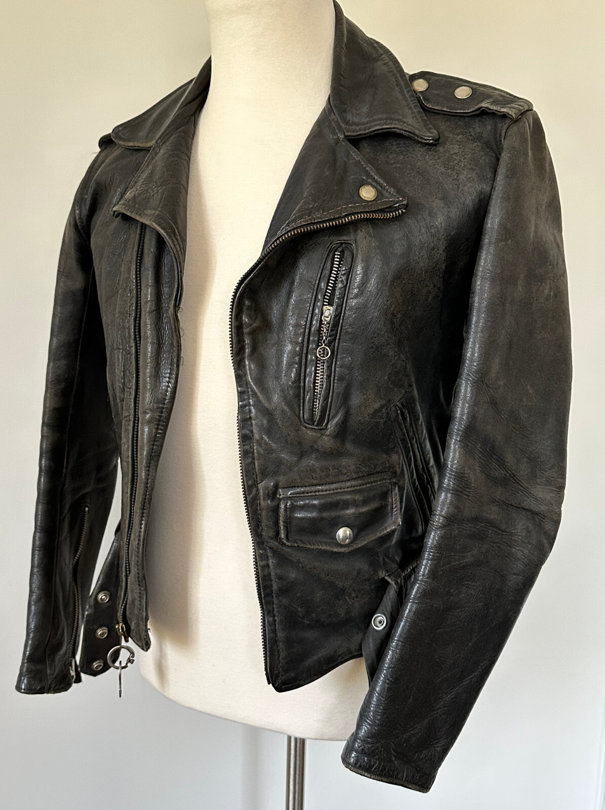 RARE VINTAGE!!! 50s Motorcycle Jacket THE GUIDE MASTE… - Gem
