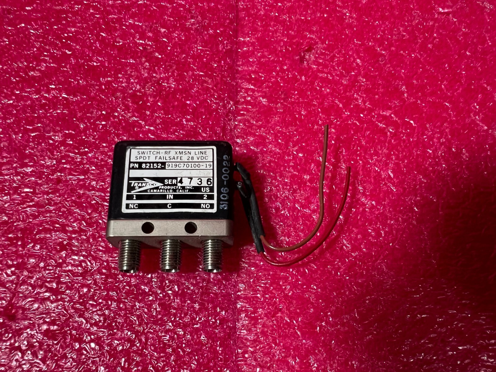 Transco Inc 82152-919C70100-19 SWITCH-RF XMSN LINE | eBay