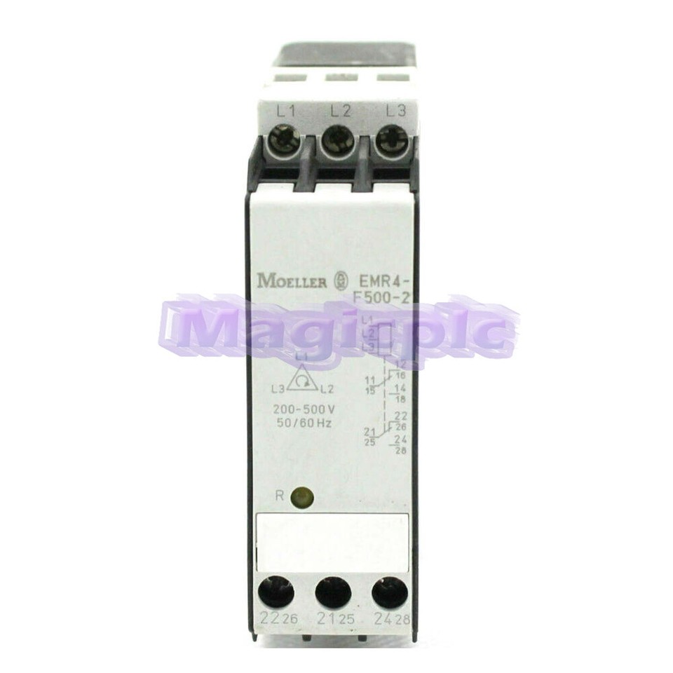 New EATON MOELLER EMR4-F500-2 Phase Sequence Monitoring Relay ...