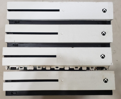 Microsoft Xbox One S Game Consoles Lot of 4 UNTESTED FOR PARTS AND OR ...