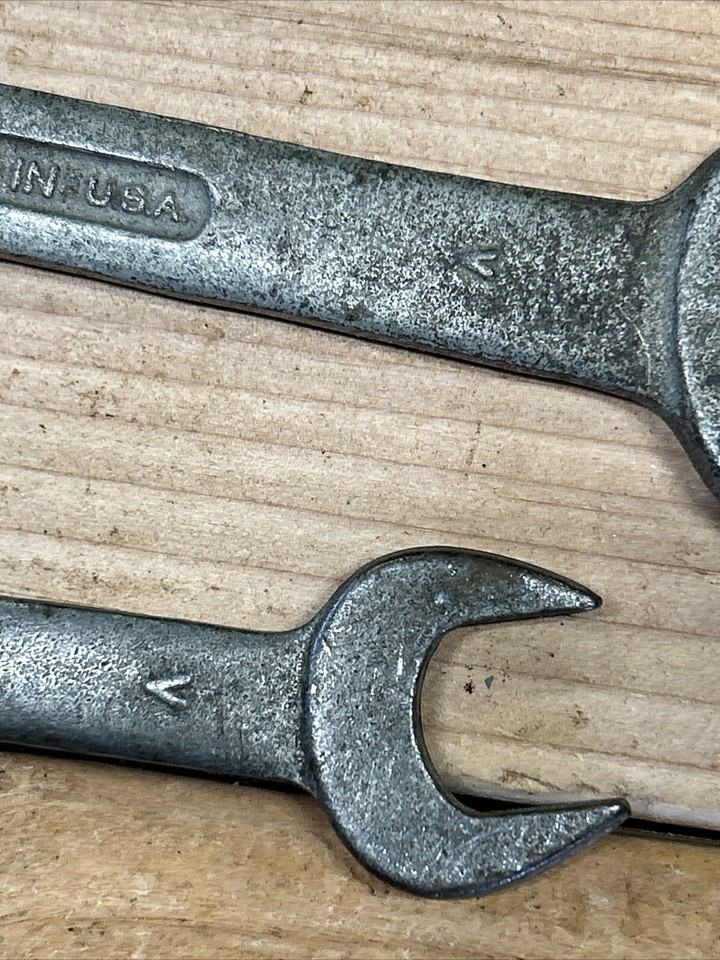 Vintage DUNLAP Wrenches Lot Of 10 Made in USA quality Various Sizes SAE ...