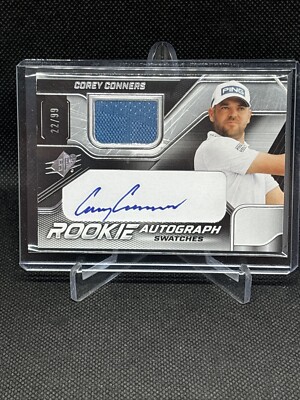 COREY CONNERS 2024 UD PORTFOLIO GOLF SP RC AUTO Swatches /99 | eBay